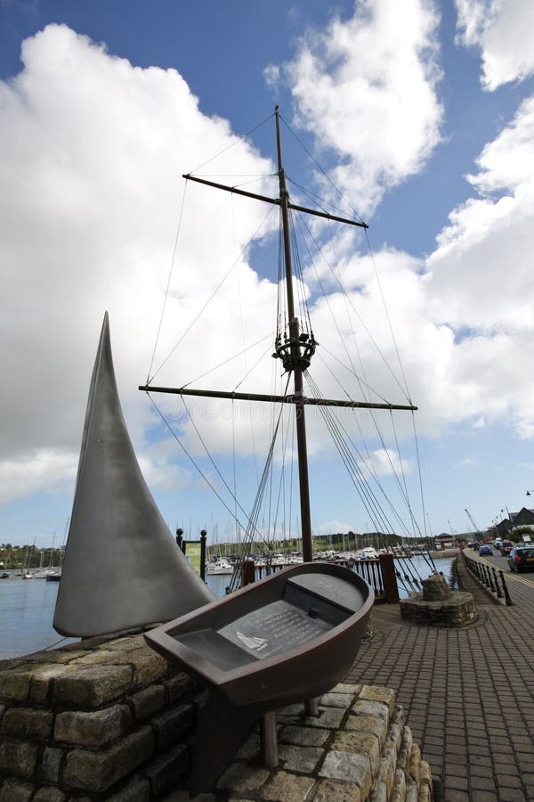Boat Memory Monument in Kinsale Harbour Editorial Image - Image of ...