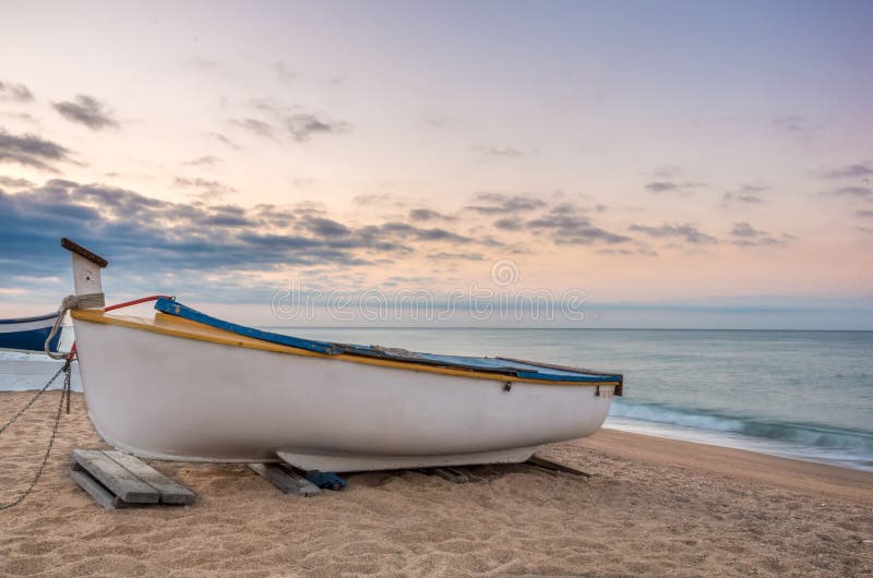 Boat at the morning stock image. Image of sail, beautiful - 93175787