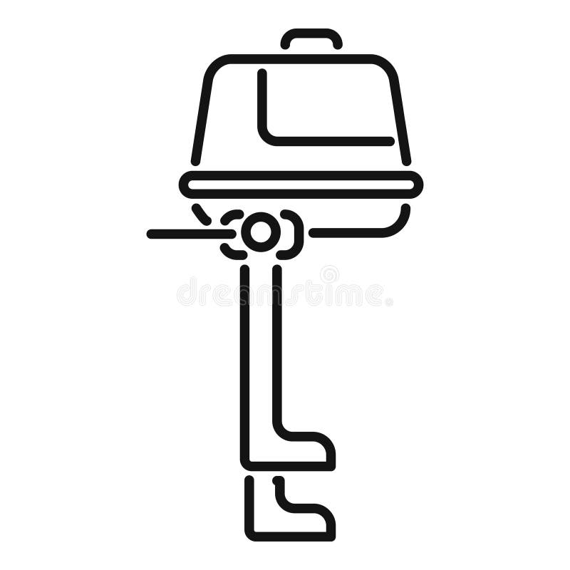 Boat Motor Engine Powering Nautical Vessel Propulsion System Stock ...