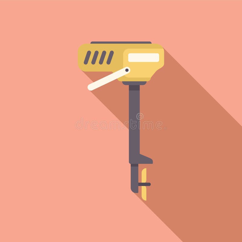 Boat Motor Hanging on a Pastel Pink Background with Shadow Stock ...