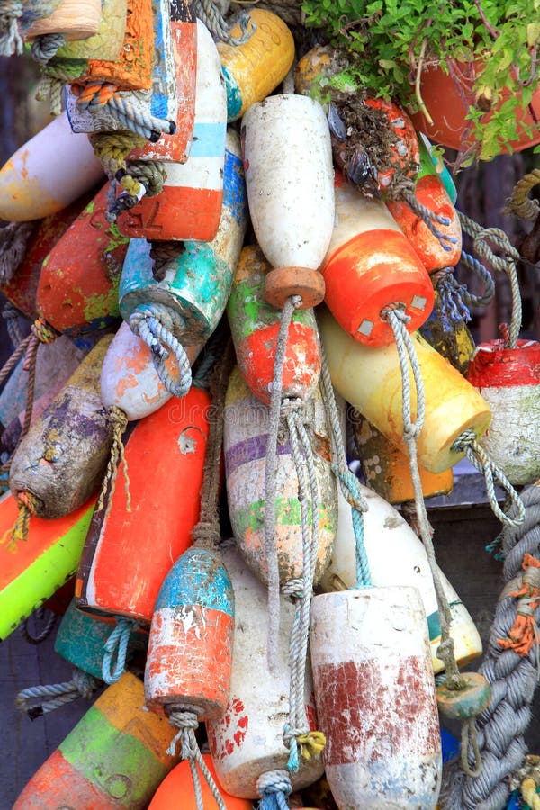 Boat and net floats stock photo. Image of ocean, oregon - 16594162