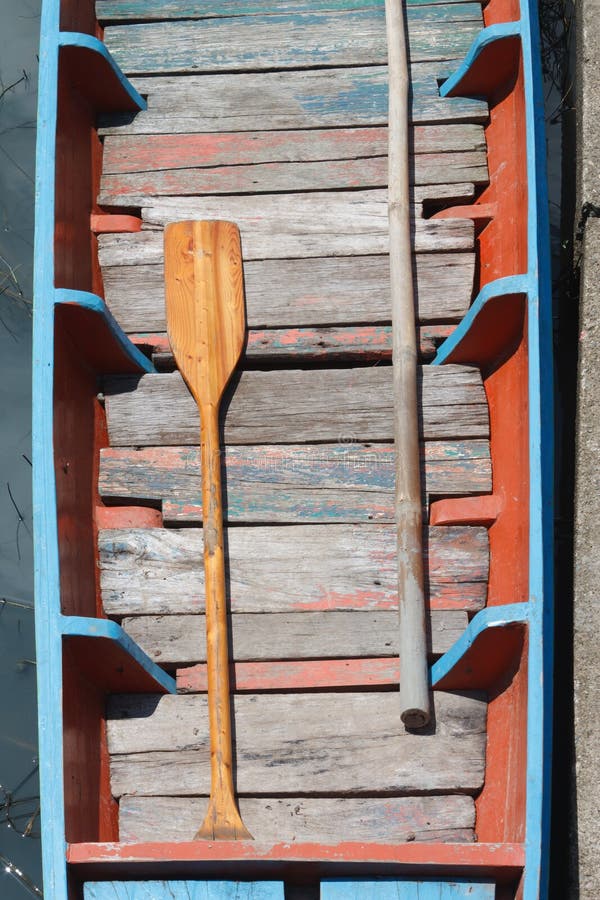 Blue Rowing Boats from Above Stock Photo - Image of wood, rent: 24357274