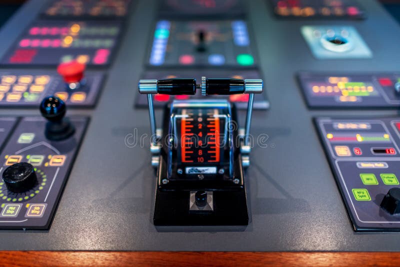 Boat Panel with Lighted Instruments Stock Image - Image of ocean, deck ...