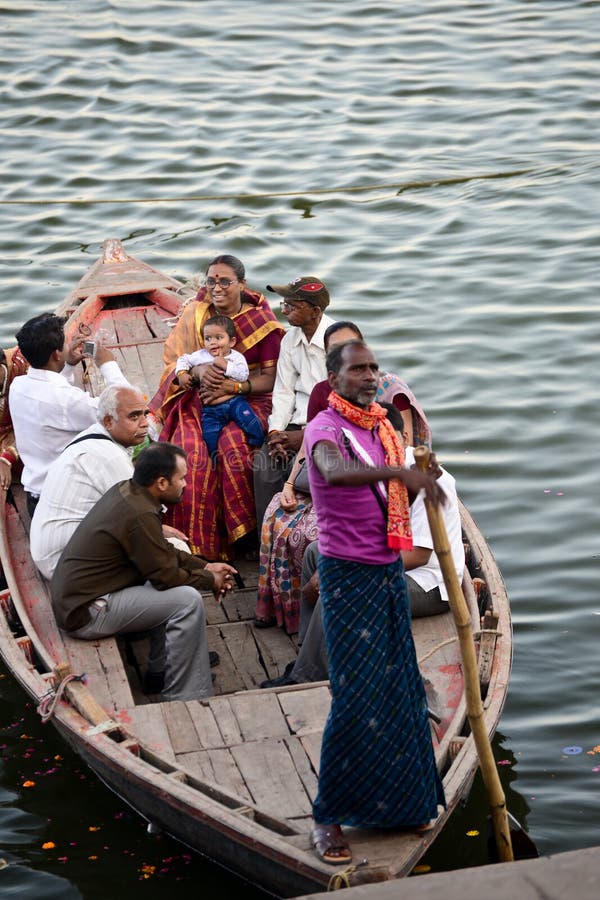 Boat with people editorial stock photo. Image of grassland - 30401853