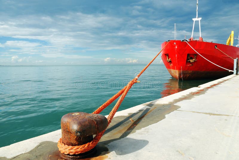Boat in the port stock photo. Image of natural, beach - 17144500
