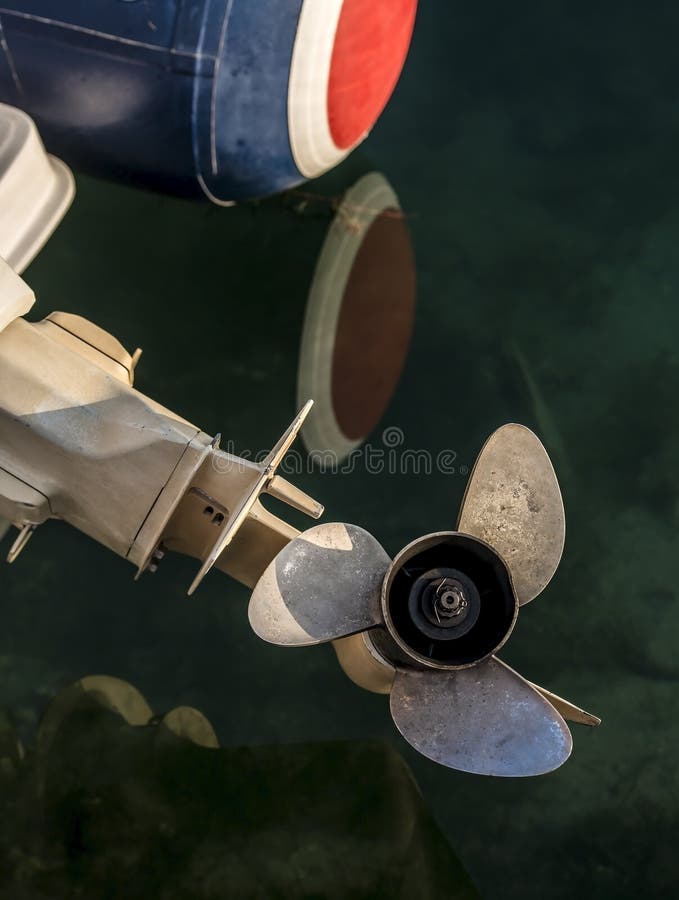 Boat Propeller Out of Water Stock Photo - Image of speedboat, transport ...