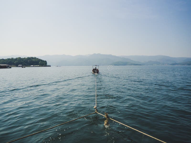 Boat Pull Raft for Adventure Tour. Stock Photo - Image of nature ...