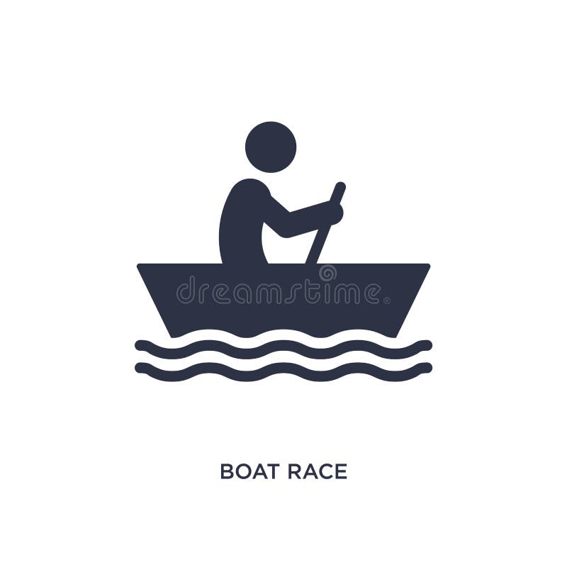 Boat Race Icon on White Background. Simple Element Illustration from ...