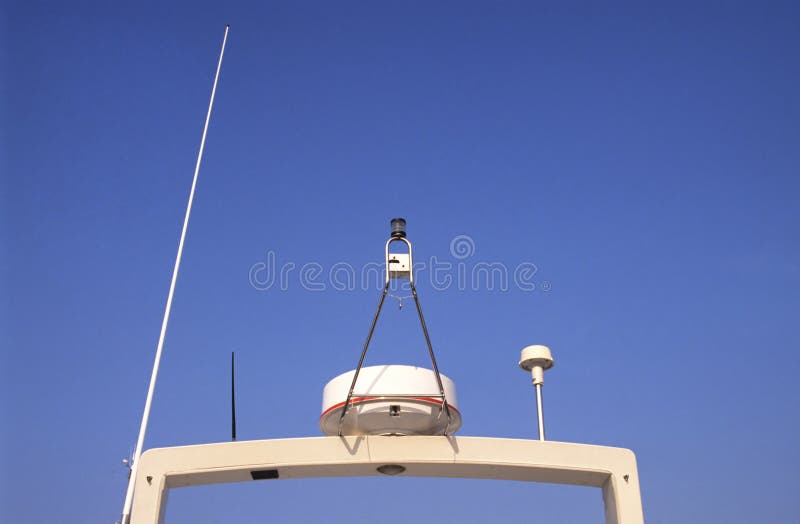 Boat radar stock image. Image of ship, color, blue, drive - 1320531