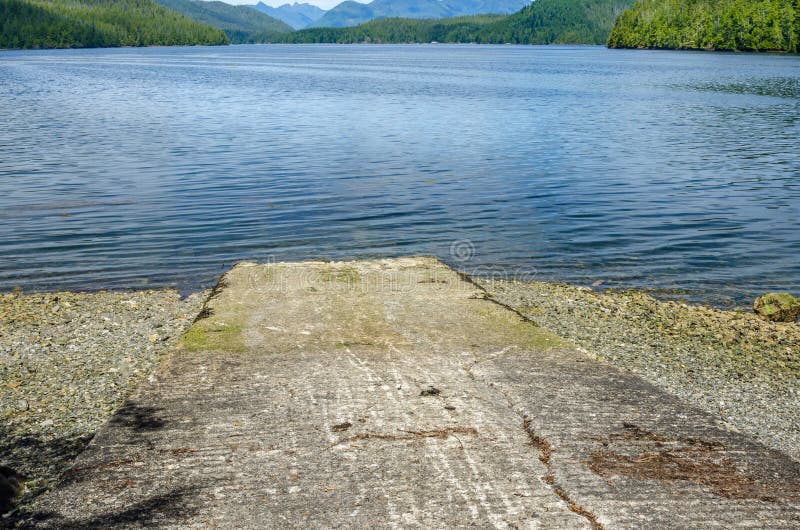 Boat Ramp stock image. Image of peaceful, landscape, reflection - 48197403