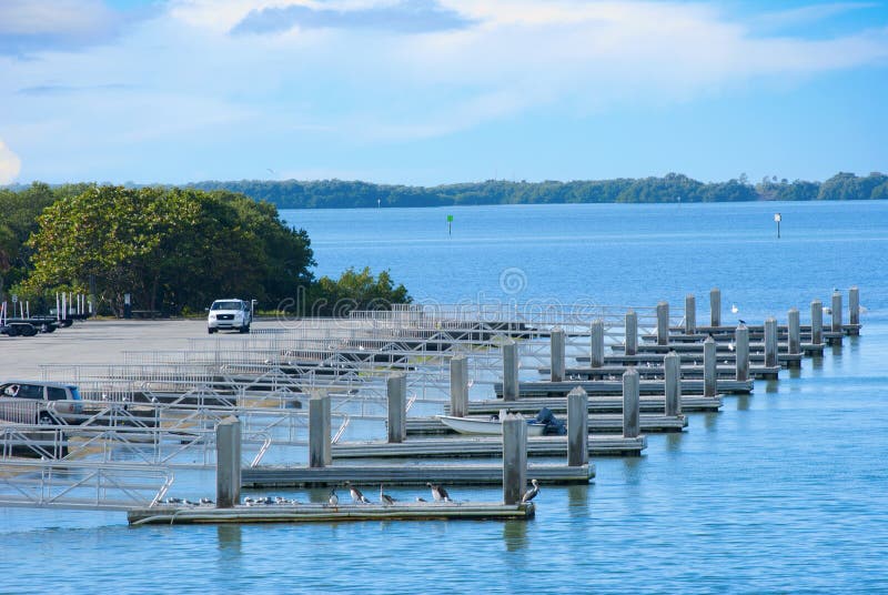Boat ramp with many ramps stock image. Image of relaxation - 22627495