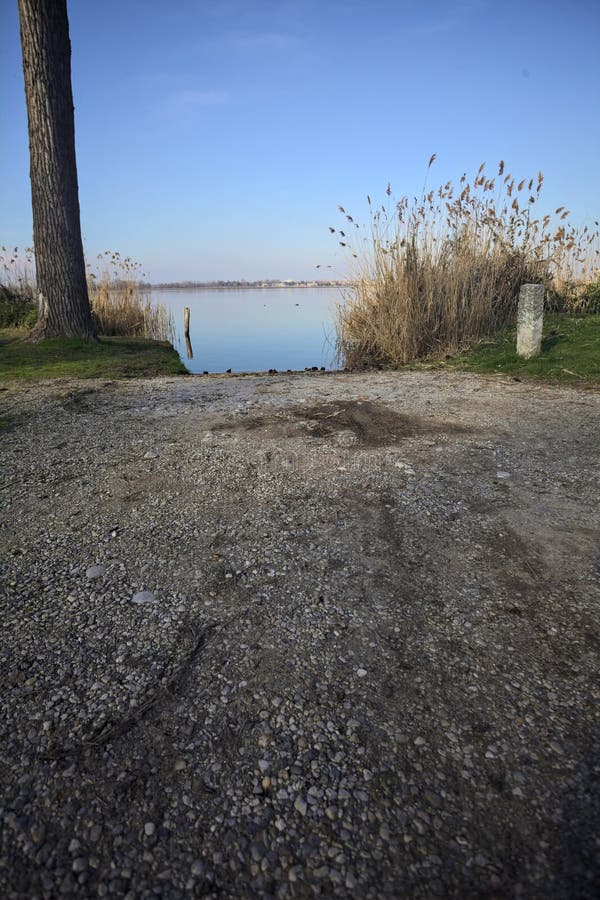 Boat ramp in a park stock image. Image of girder, city - 314217759