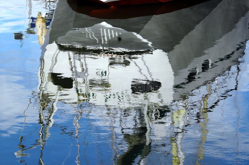 Abstract reflection stock image. Image of impressionistic - 8406619