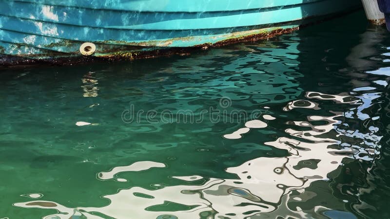 Boat Reflection on Sea Water Stock Video - Video of yacht, summer ...
