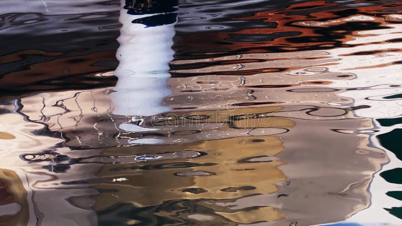 Boat Reflection on Sea Water Stock Video - Video of sail, travel: 295380021