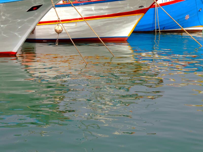 Boat Reflections stock image. Image of reflection, tranquility - 2526879