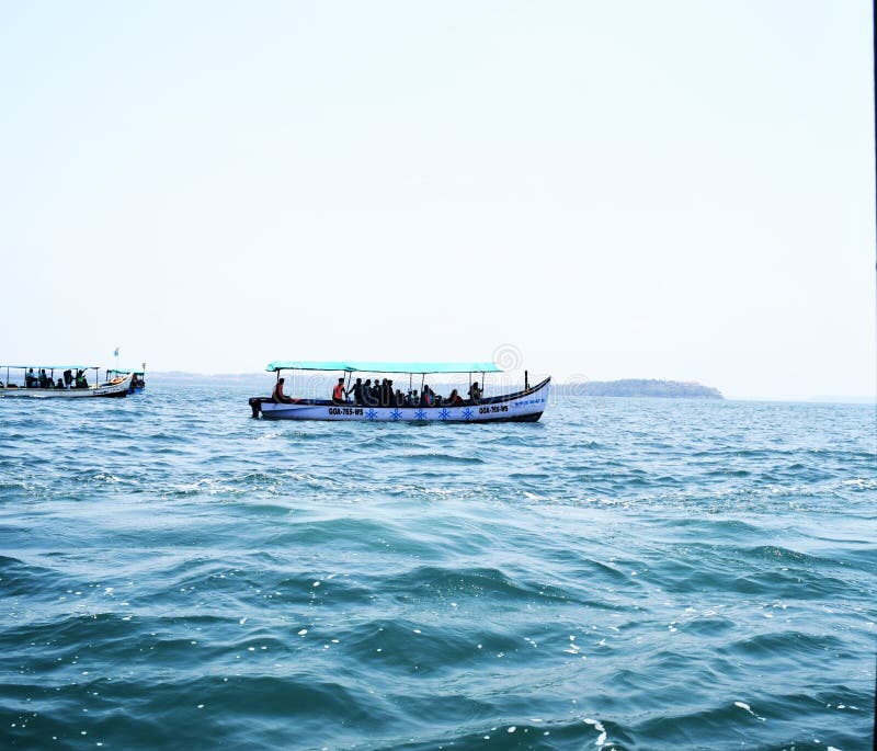 Boat ride at goa editorial stock photo. Image of ride - 116897908