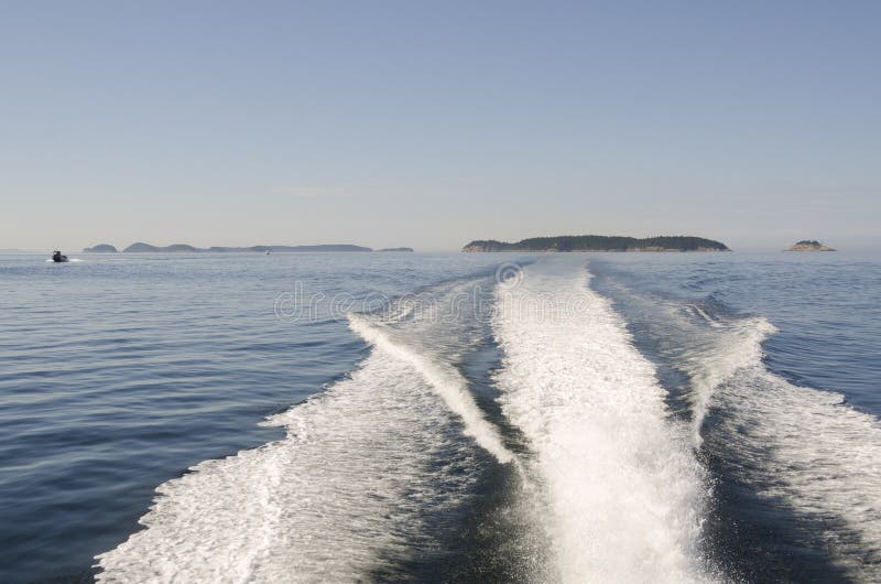 Boat Ride Off Vancouver Island Stock Photo - Image of travel, boat ...