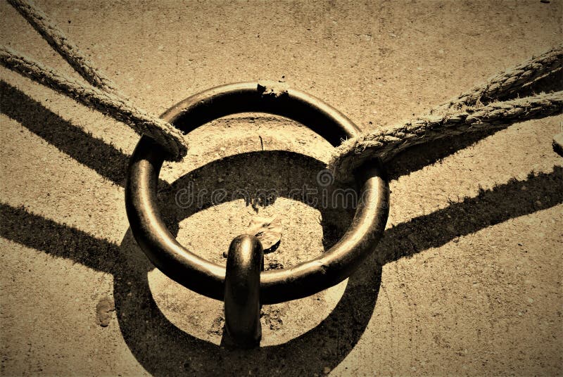 Boat Ring with Extented Ropes Stock Photo - Image of boat, travel: 96892960