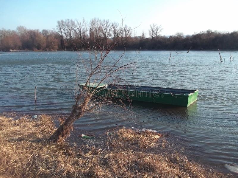 Boat in the river stock photo. Image of summer, lake - 86261090