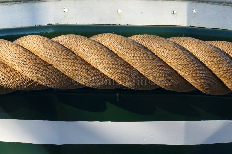 Boat Rope stock photo. Image of metal, entwined, protect - 43172132