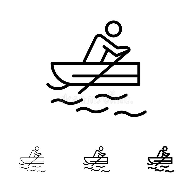 Line Art Rowing Boat Stock Illustrations – 2,164 Line Art Rowing Boat ...