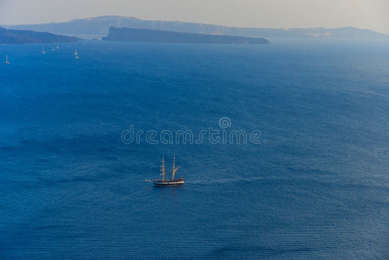 A boat running on blue sea stock photo. Image of refresh - 152831986