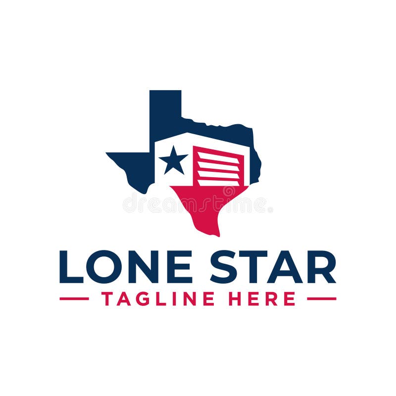 Boat and RV Storage Illustration Logo in Texas Stock Illustration ...