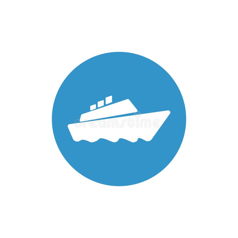 Boat or Sail Logo Template Icon Stock Vector - Illustration of boat ...