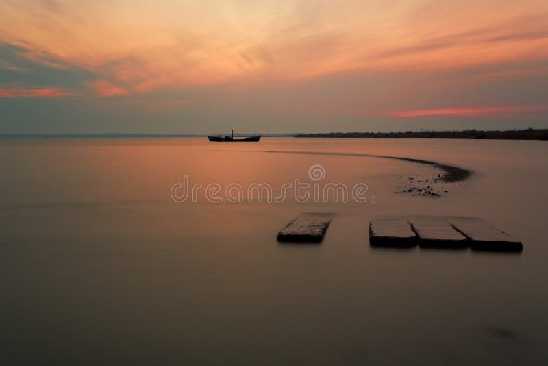 The boat sank stock photo. Image of high, heaven, coast - 25877764