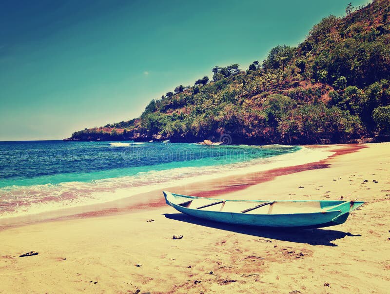 Old Boat on the seacoast stock photo. Image of harbour - 106495290