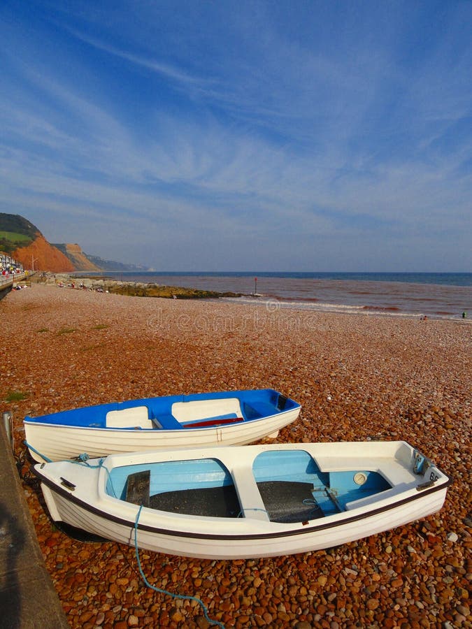 Boat Seascape with Ducks stock photo. Image of saltwater - 30566390