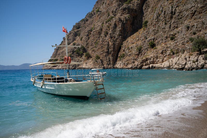 Boat on the seashore stock image. Image of tourism, vacation - 270039177