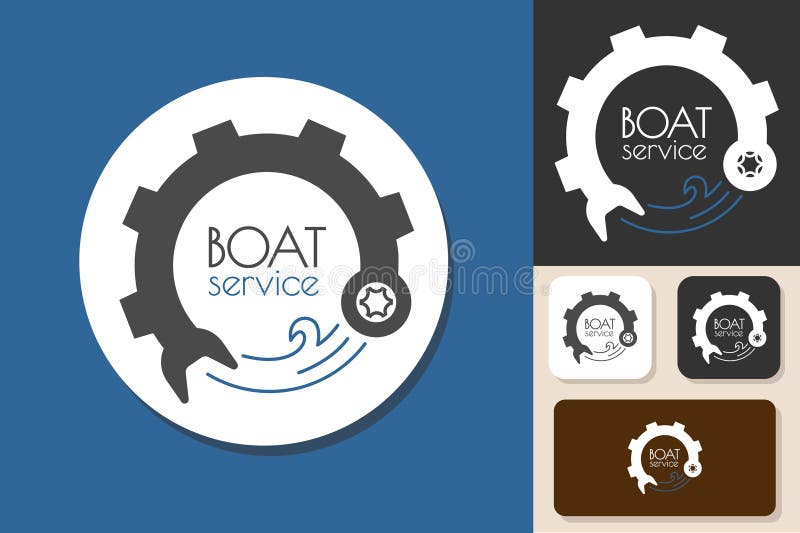 Boat Mechanic Logo Stock Illustrations – 60 Boat Mechanic Logo Stock ...