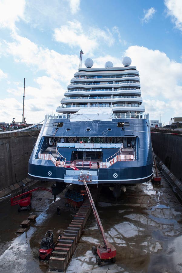 Boat in a shipyard stock photo. Image of europe, transport - 327859470