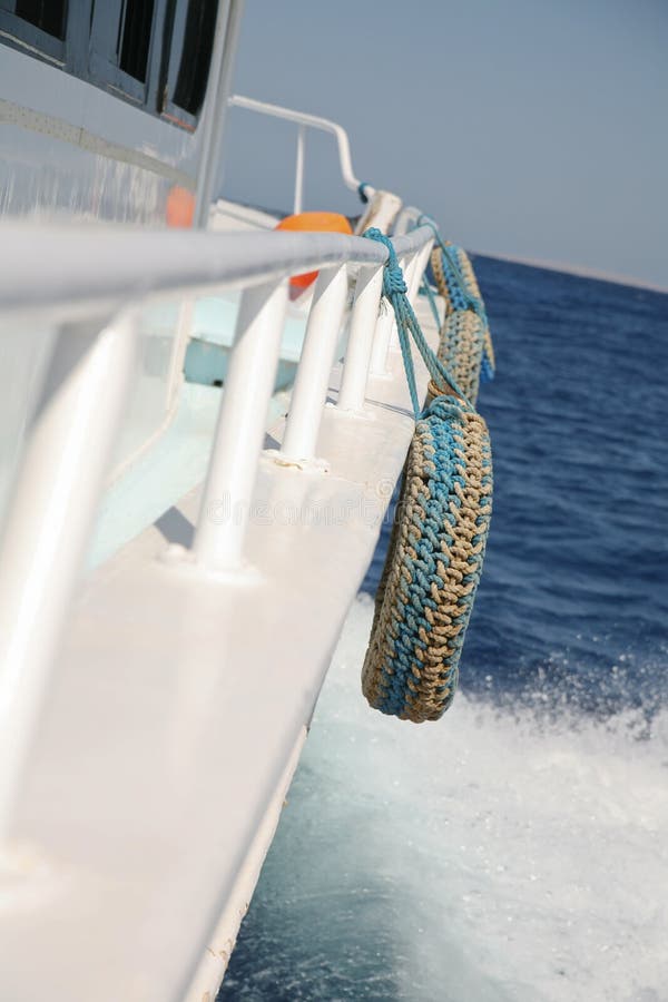 Boat side. stock image. Image of journey, white, blue - 21777759
