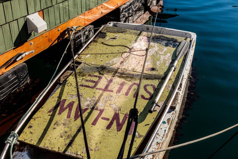 A Boat with a Sign that Says "Suite" on it Stock Photo - Image of ...