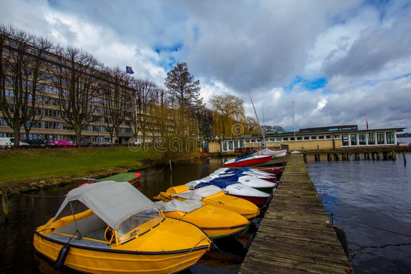 Boat station in Hamburg!!! editorial stock image. Image of ship - 68911279
