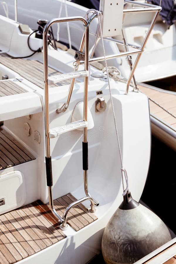 Boat stern and fender stock image. Image of travelling - 26316855