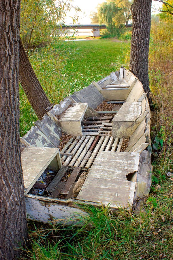 This boat is stuck stock photo. Image of messy, dock - 12201508