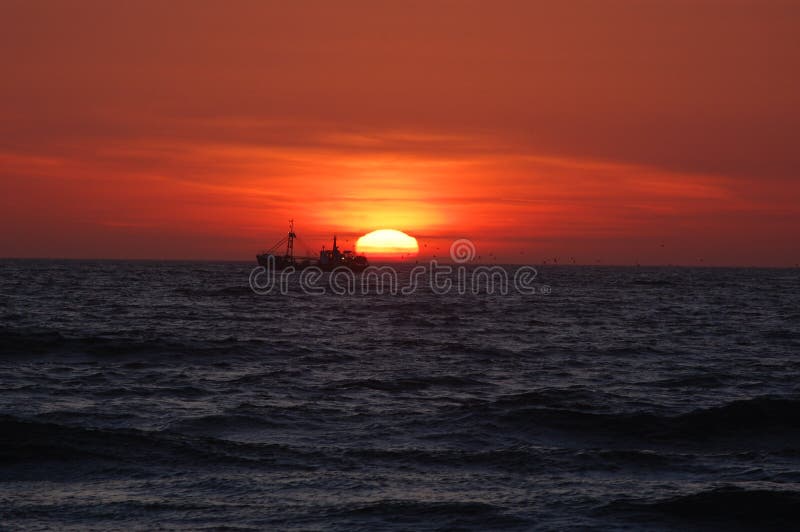 A boat during sun dawn stock image. Image of boat, dawn - 19175519