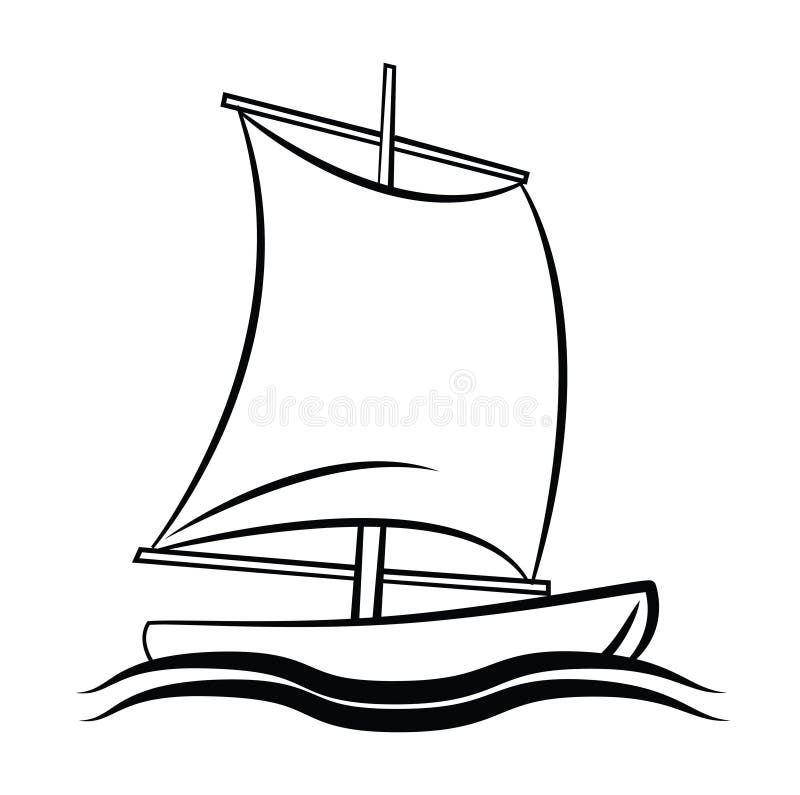 Boat symbol logo stock vector. Illustration of ships - 23596308
