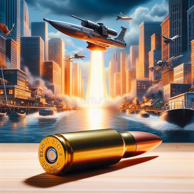 Boat Tail Shell a Shell with a Bullet Featuring a Boat Stock Image ...