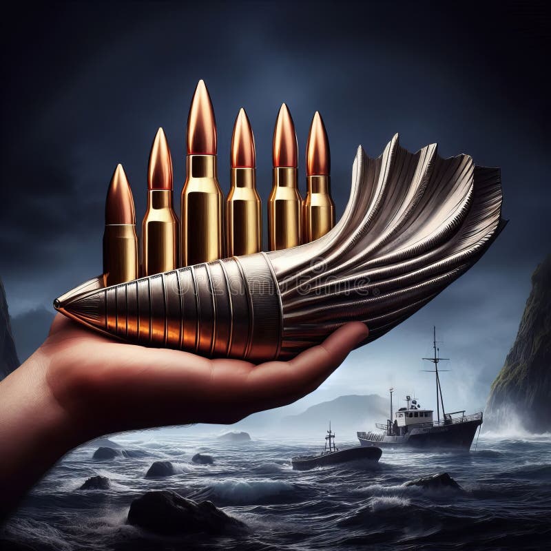 Boat Tail Shell a Shell with a Bullet Featuring a Boat Stock ...