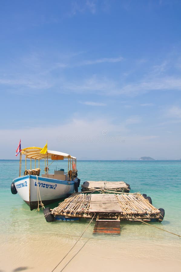 Boat to the island stock photo. Image of coast, peace - 24970558