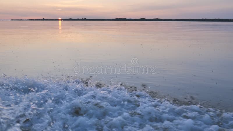A Boat Trip on the Amur River at Sunset. Stock Footage - Video of ...