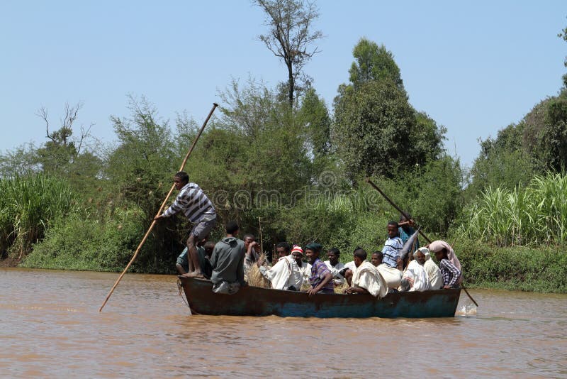 Boat Trip on the Blue Nile in Ethiopia Editorial Photography - Image of ...