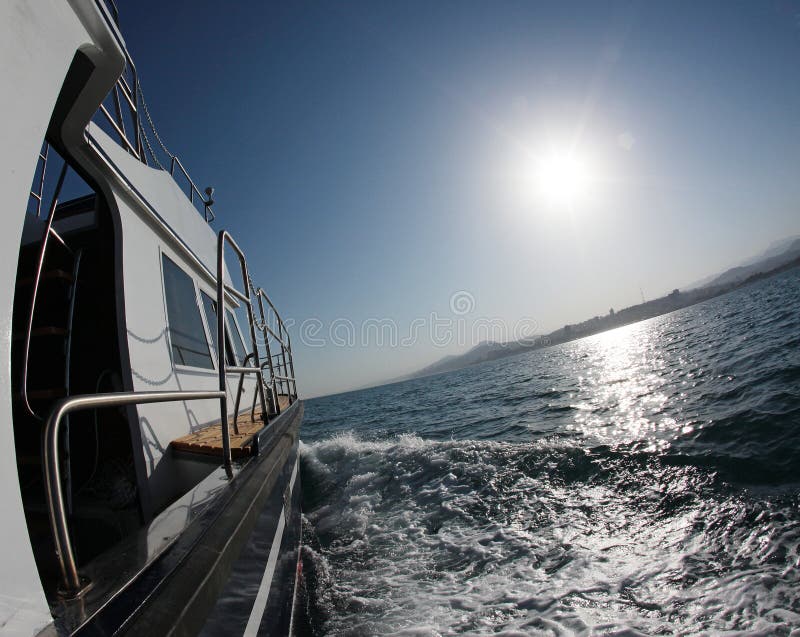 A Boat Trip on the High Seas Stock Image - Image of seascape, luxury ...
