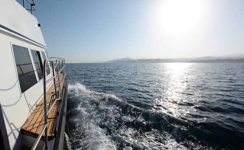 A Boat Trip on the High Seas Stock Photo - Image of summer, horizon ...