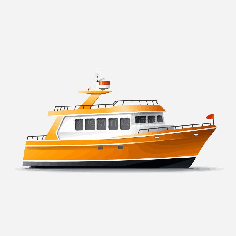 Boat Vector Flat Minimalistic Asset Isolated Illustration Stock Vector ...
